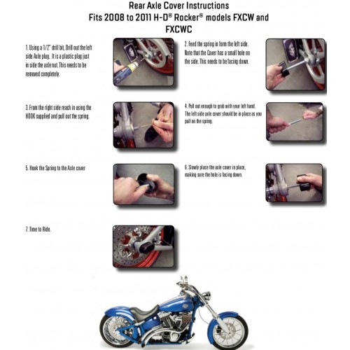 M8 "Smooth" Rear Axle Covers