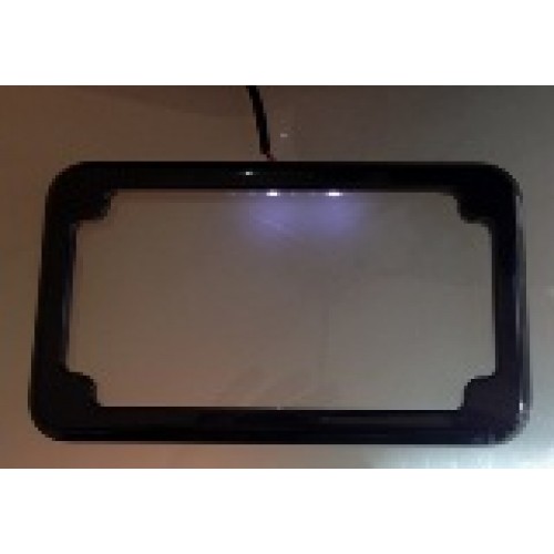 Twin Cam "Breakout" Curved License Plate