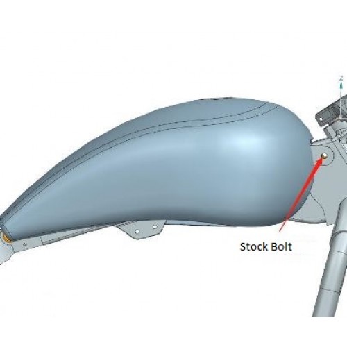New! Twin Cam "Stretched" 5 Gal. Tank