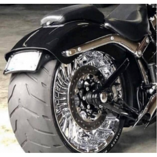Softail "Slim" Curved Plate Holder