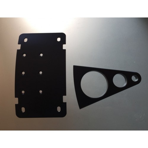 GR "Curved" Side Mount Plate w/Leds